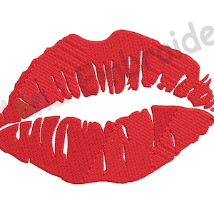 Red Lips Embroidery Design-woman Lips Pattern-instant Download-pes - Etsy