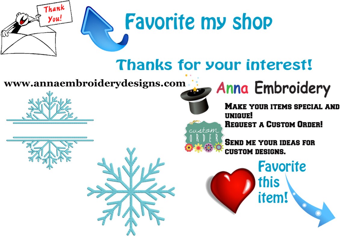 Frozen Snowflake Embroidery Design-snowflake Split Monogram - Etsy