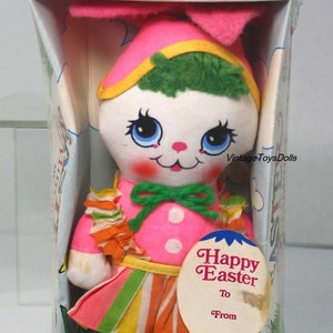 Vintage 1972 Knickerbocker "easter Miniatures" Bunny Rabbit Doll NRFB ...