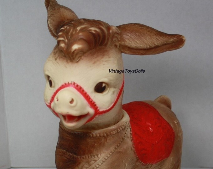 Vintage 1961 Sun Rubber "donkey" Squeeze Toy...hard-to-find! - Etsy