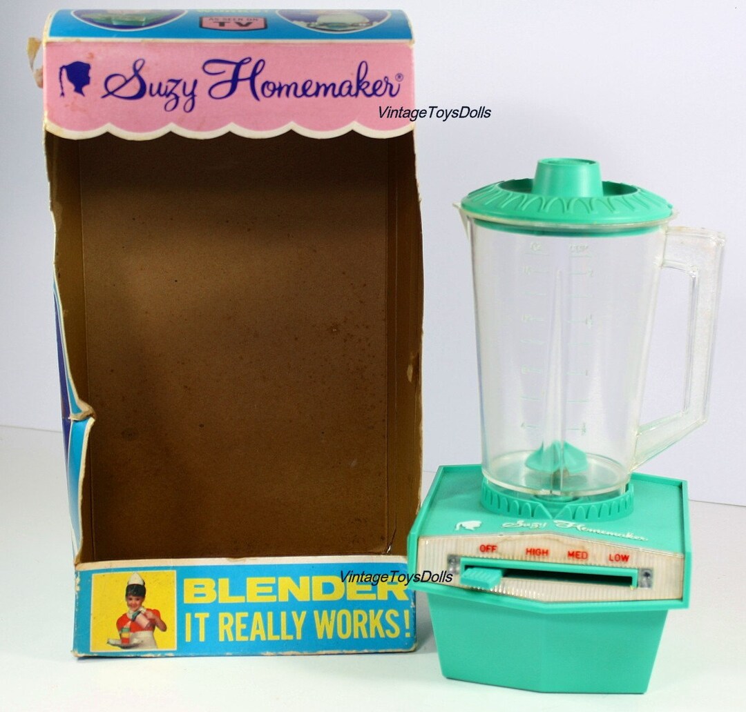 Vintage 1967 Topper Toys suzy Homemaker Blender in Original Box...works ...