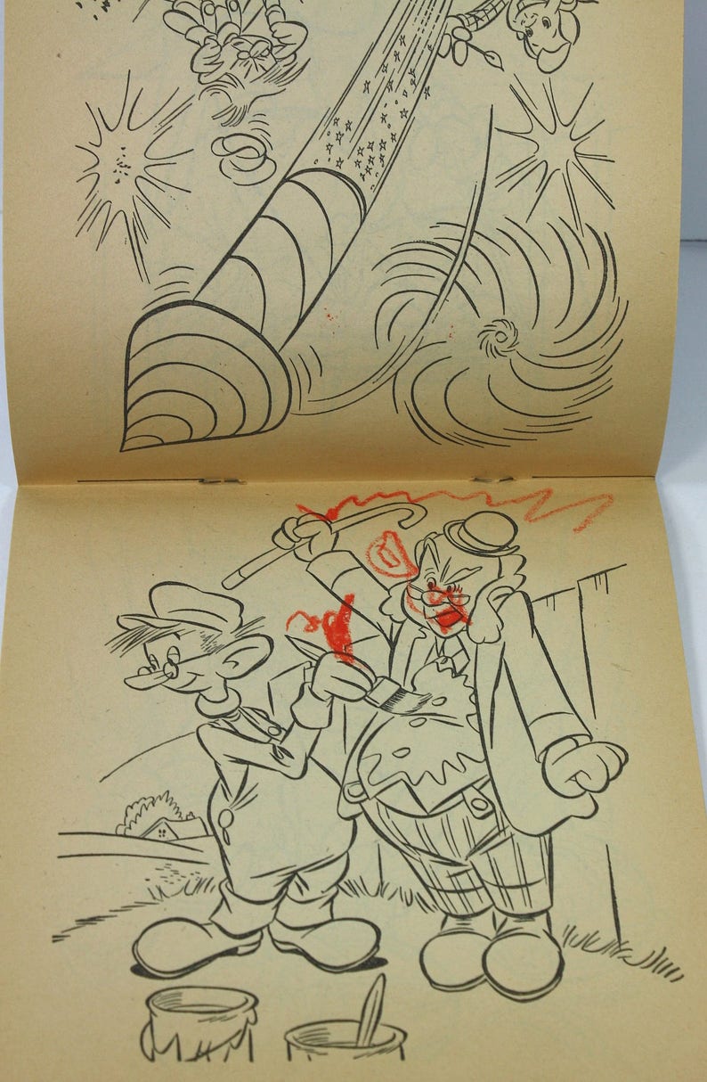 Vintage Howdy Doody Boxed Coloring Books 1955 Whitman - Etsy