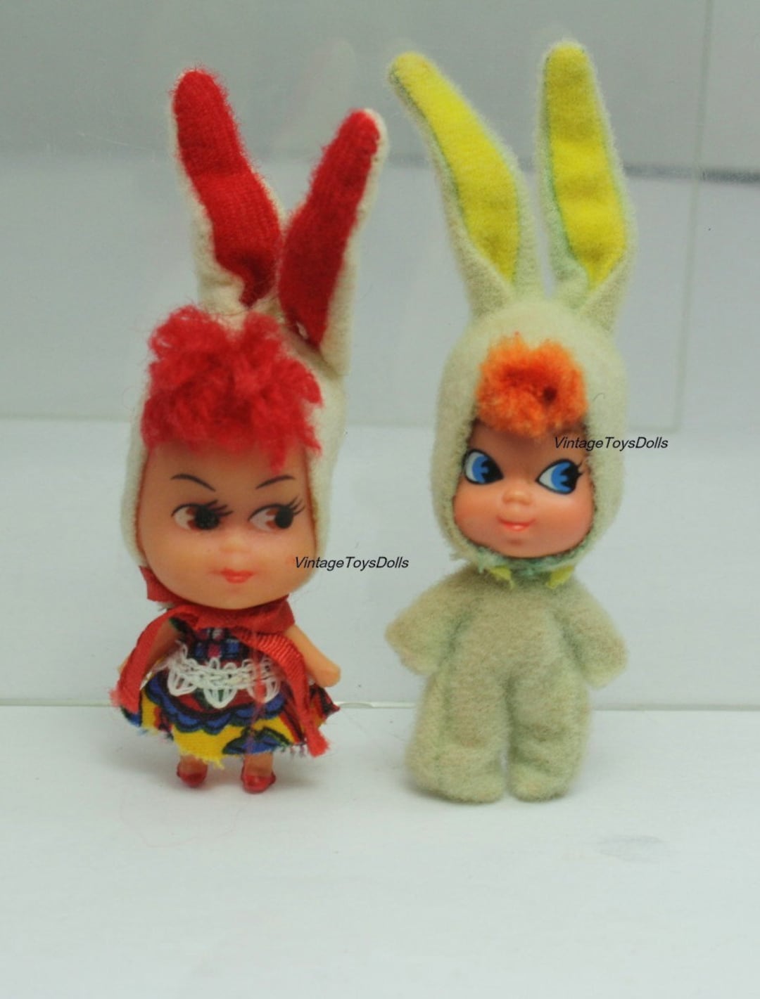 Vintage 1960's Mattel Liddle Kiddles "funny Bunny" & Bunny Clone Doll ...
