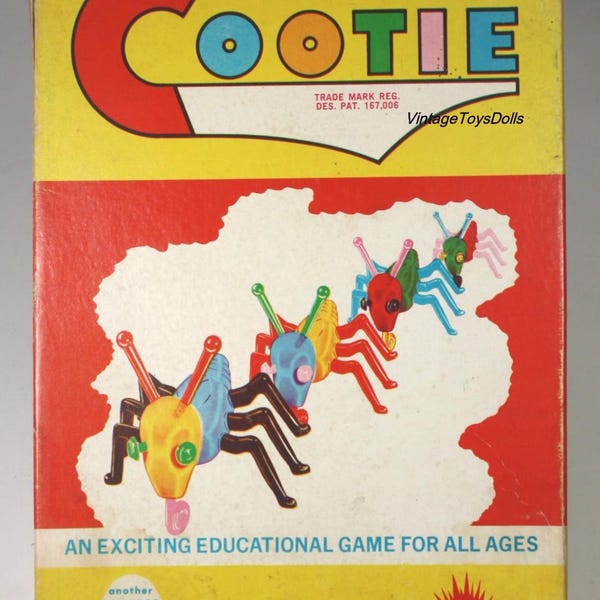Vintage Cootie Game - Etsy
