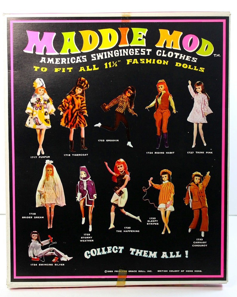 Vintage 1968 Maddie Mod Doll Outfit NRFB....Princess Grace | Etsy