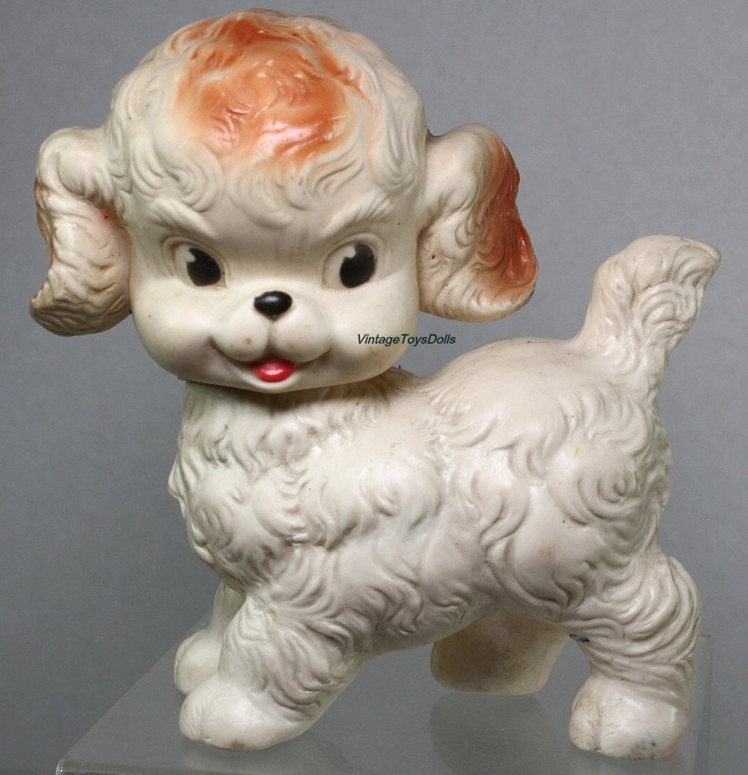 Vintage 1960's Sun Rubber "ruth E. Newton" Puppy Dog Squeaky Squeeze ...