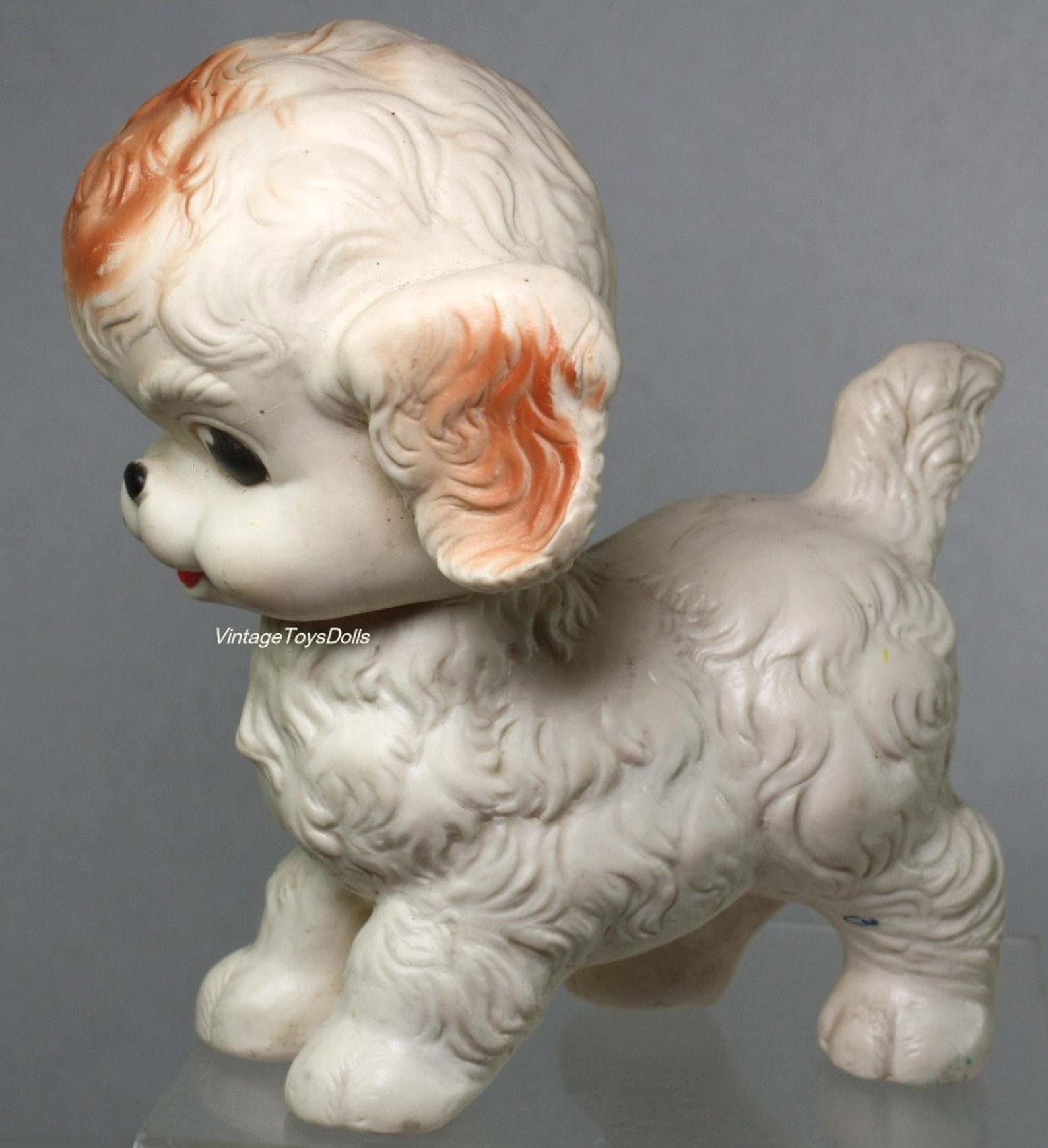 Vintage 1960's Sun Rubber "ruth E. Newton" Puppy Dog Squeaky Squeeze ...