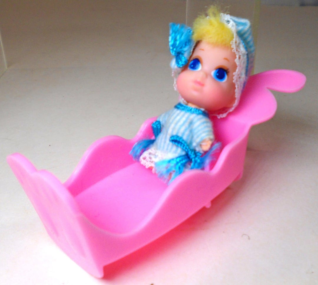 Vintage 1969 Mattel Liddle Baby Kiddles "nappytime Baby"...complete! - Etsy