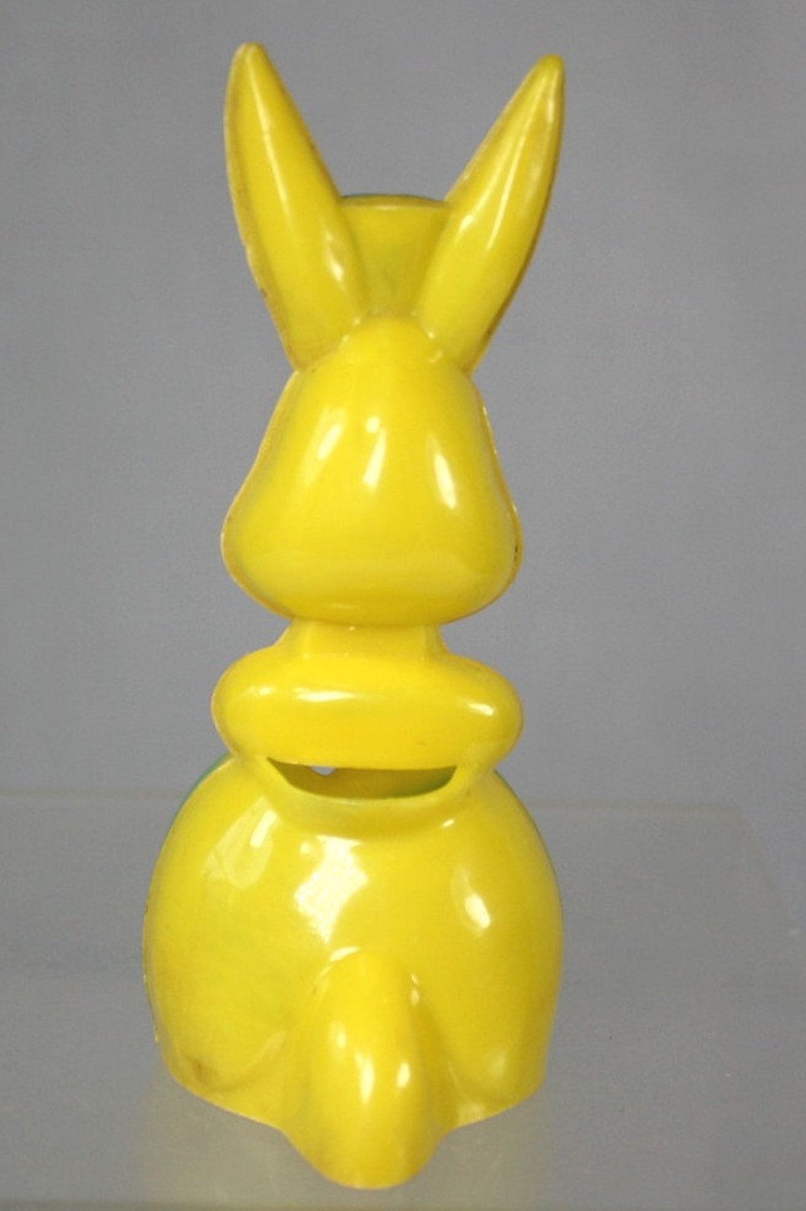 Vintage 1960's Easter Bunny Lollipop Candy Container...unusual Design ...