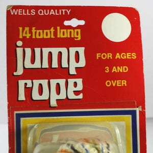 Vintage Toy Jump Rope MOC 1970's- Sealed in Package - Etsy