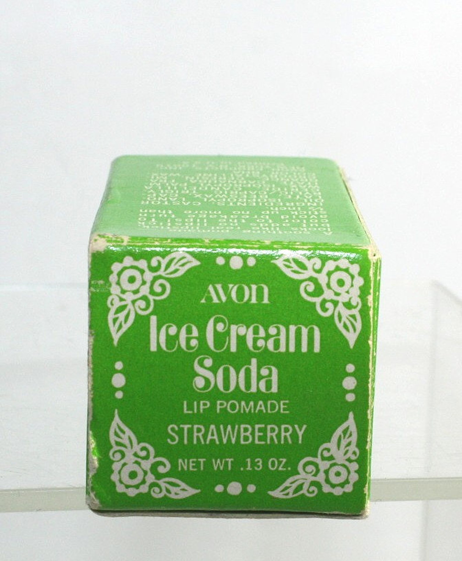 Vintage Avon Ice Cream Soda Strawberry Lip Pomade & Original - Etsy