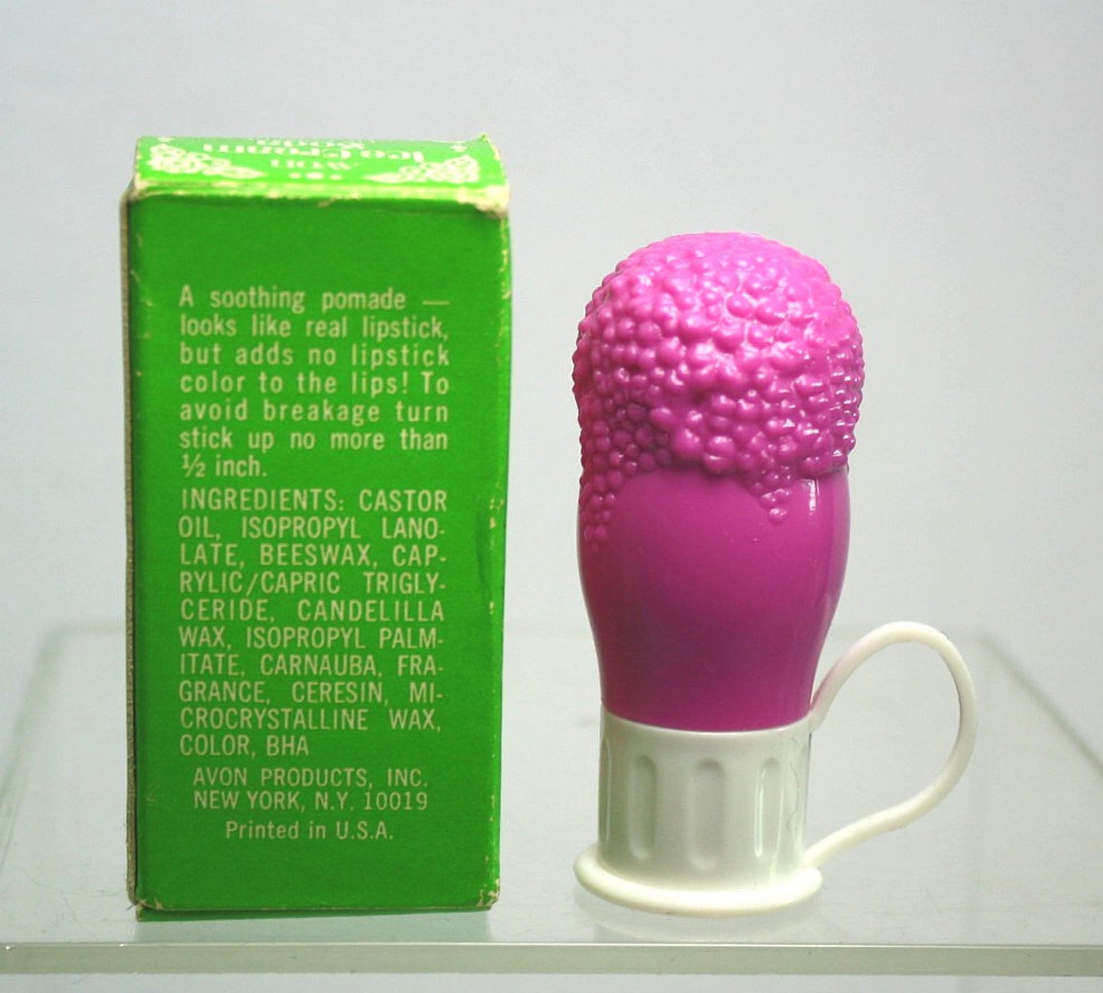 Vintage Avon Ice Cream Soda Strawberry Lip Pomade & Original - Etsy