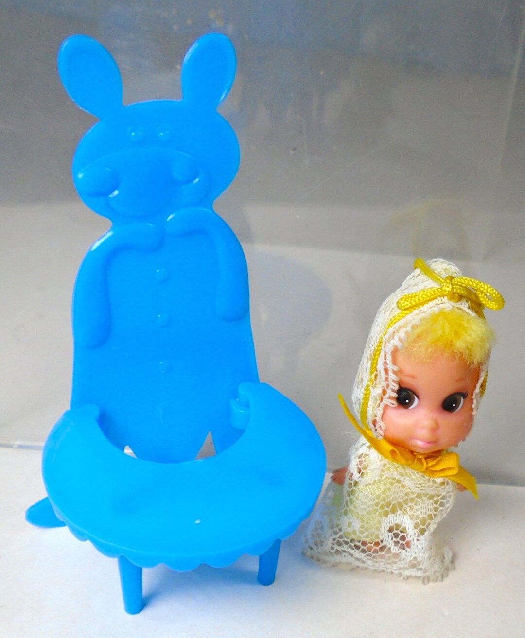 Vintage 1969 Mattel Liddle Kiddles Doll "baby Din-din"...liddle Baby ...