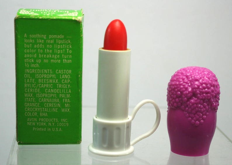 Vintage Avon Ice Cream Soda Strawberry Lip Pomade & Original - Etsy