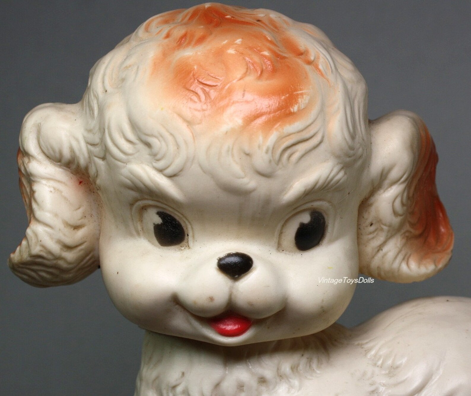 Vintage 1960's Sun Rubber "ruth E. Newton" Puppy Dog Squeaky Squeeze ...