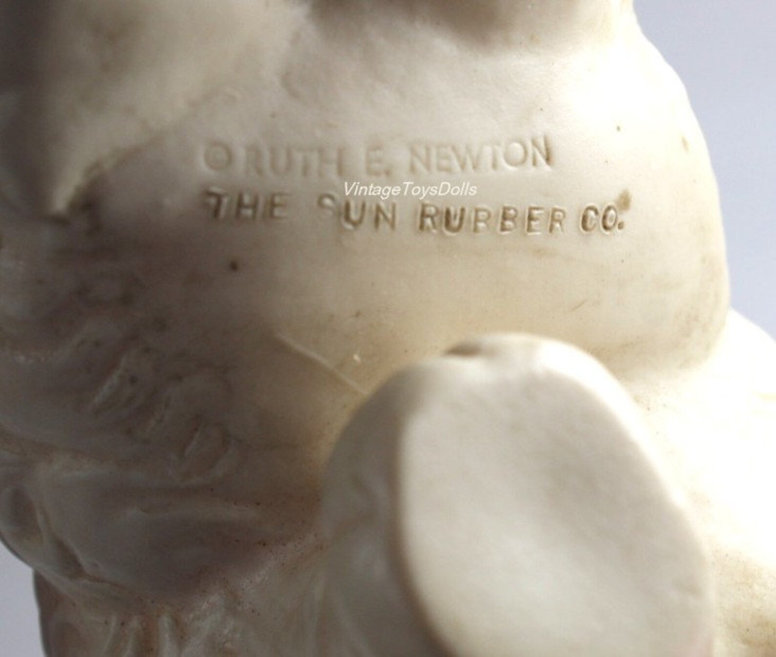 Vintage 1960's Sun Rubber "ruth E. Newton" Puppy Dog Squeaky Squeeze ...