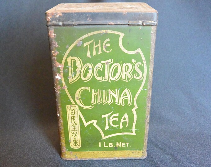 The Doctors China Tea; English Tea Tin; Harden Bros & Lindsay, Ltd, 20s ...