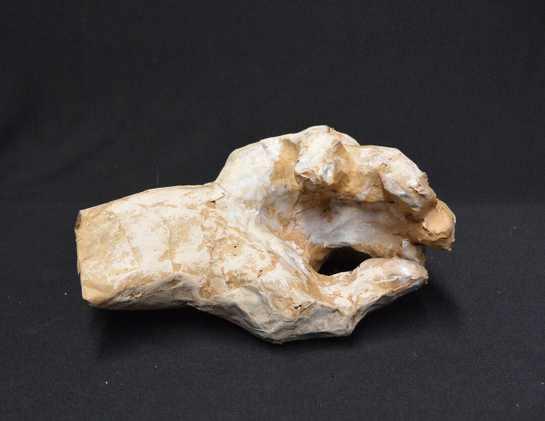 Paper Mache Hand: Artist Model Photo Prop Puppet Appendage Object D ...