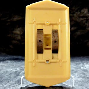 Vintage Art Deco Bakelite Decorative Light Switch Sliding Covers ...