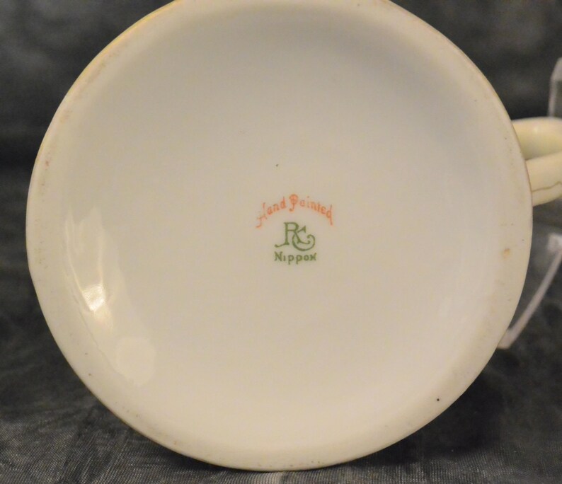 Antique Hand Painted Nippon RC Porcelain Creamer - Etsy