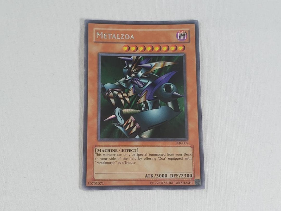 Yu-gi-oh yugioh Card Metalzoa TFK-002 Secret Rare Prismatic Holo ...