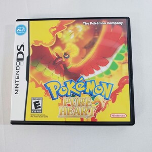 Pokémon Pure Heart - Custom Nintendo DS Cartridge + Plastic Case ...