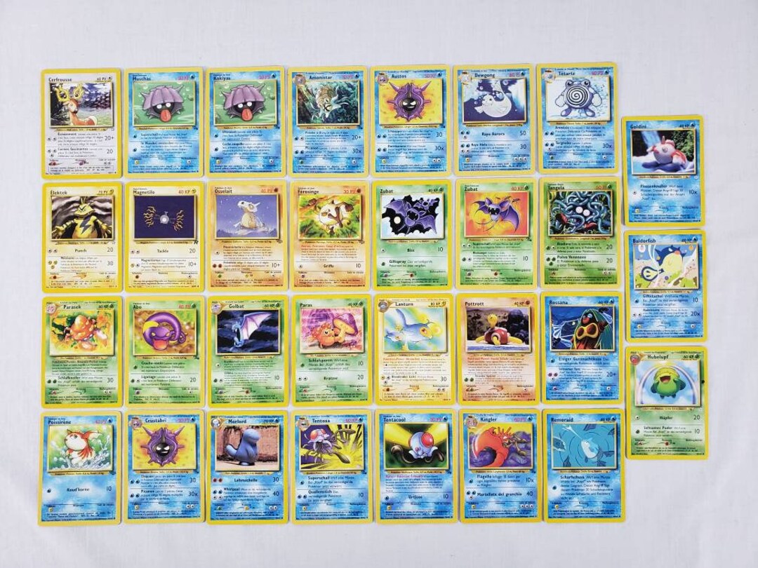 Pokemon Foreign Card Lot x31 Assorted Languages 204 - Etsy