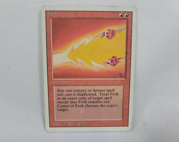MTG Fork Revised Rare Magic the Gathering Trading Card LP/MP - Etsy
