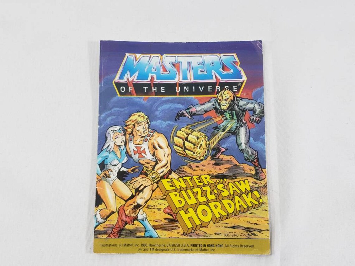 1986 Series 6 Vintage Masters of the Universe Mini Comic Book | Etsy
