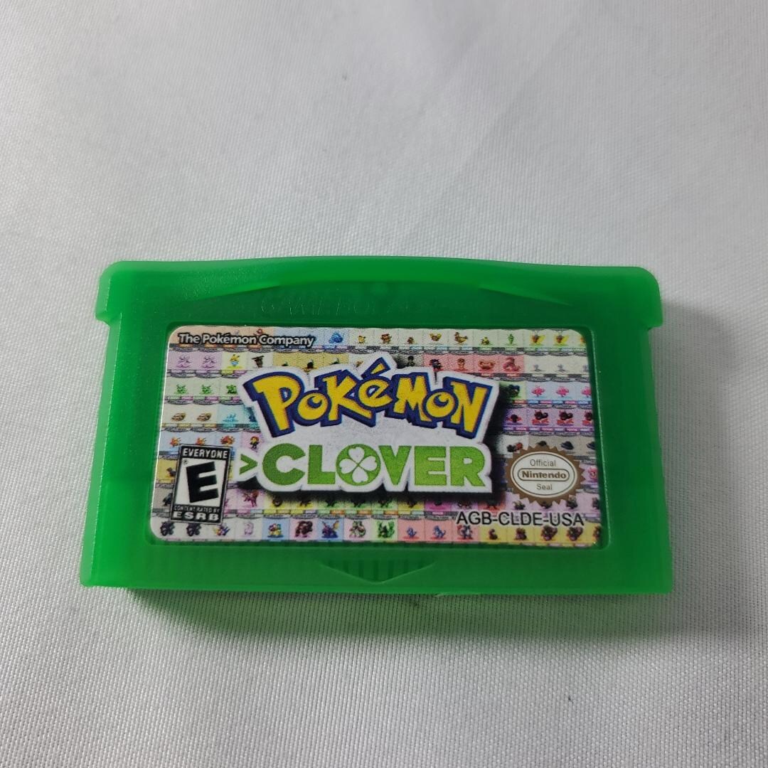 Custom Pokemon Clover Version Game Boy Advance Cartridge W/ Plastic ...