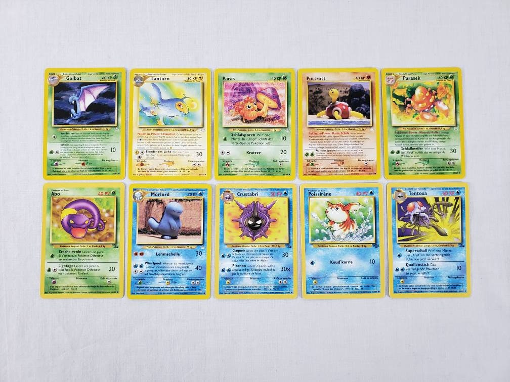 Pokemon Foreign Card Lot x31 Assorted Languages 204 | Etsy