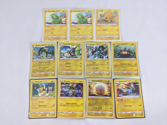 Electric Pokemon Cards