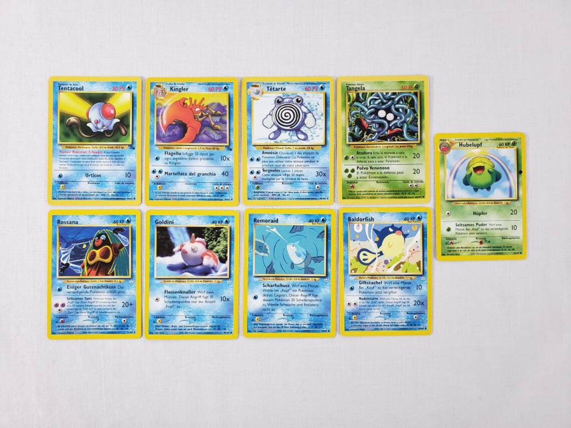Pokemon Foreign Card Lot x31 Assorted Languages 204 | Etsy