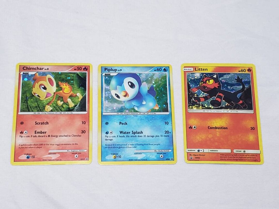 Pokemon Trading Card Lot x3 Black Star Promo Cards - Etsy España