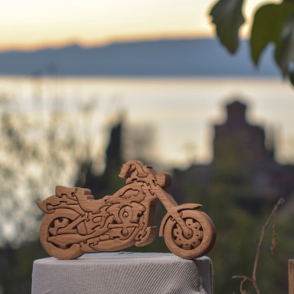 Motorcycle Puzzle - Etsy