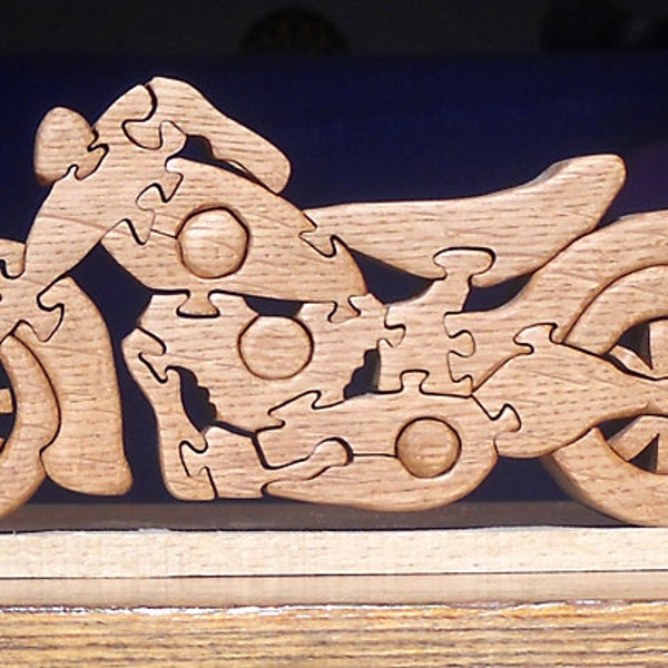 Motorcycle Puzzle - Etsy