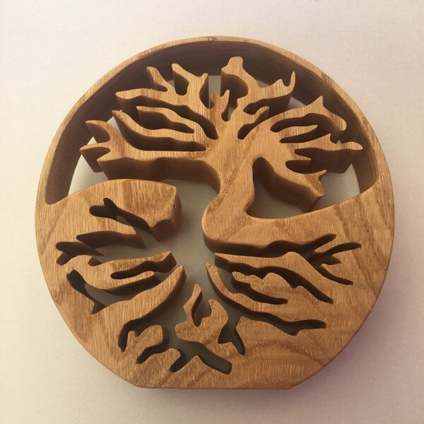 Wood Carving Tree of Life - Etsy