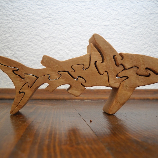 Wooden Shark - Etsy