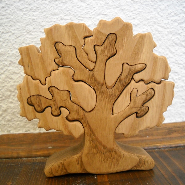Wood Tree Puzzle - Etsy