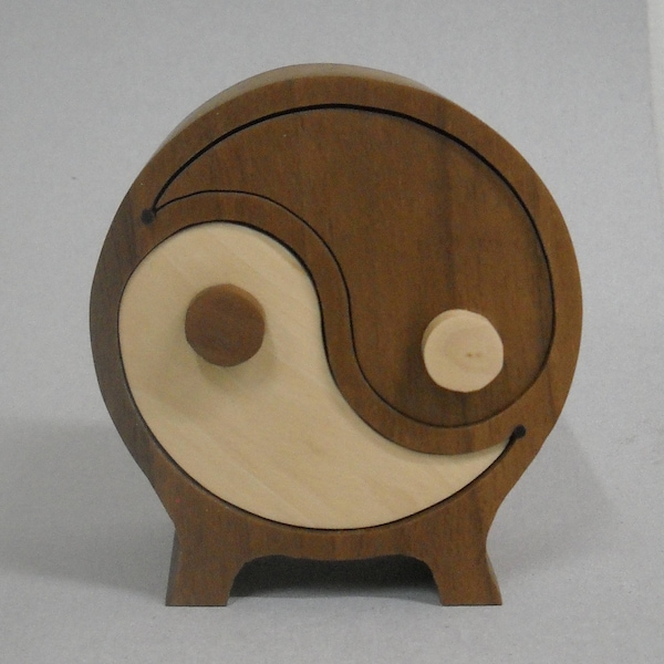 Wooden Yin Yang Box - Etsy