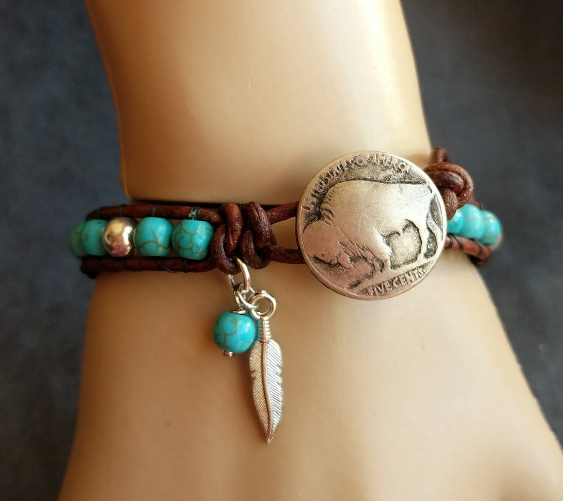 Southwestern Bracelet Turquoise Bracelet Beaded Native | Etsy