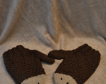Animal mittens | Etsy