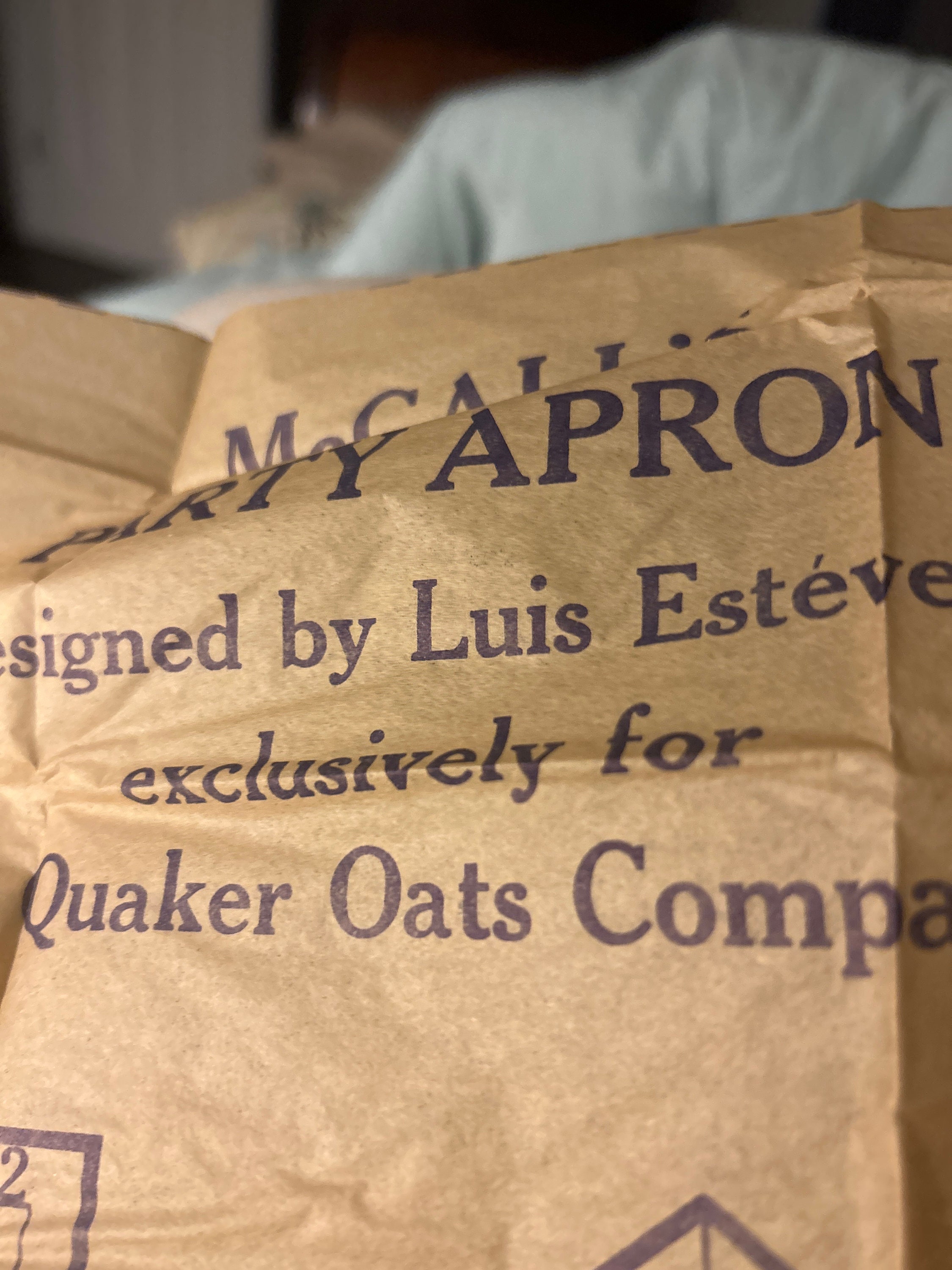 Quaker Oats Advertising Mccall’s Party Apron Pattern - Etsy