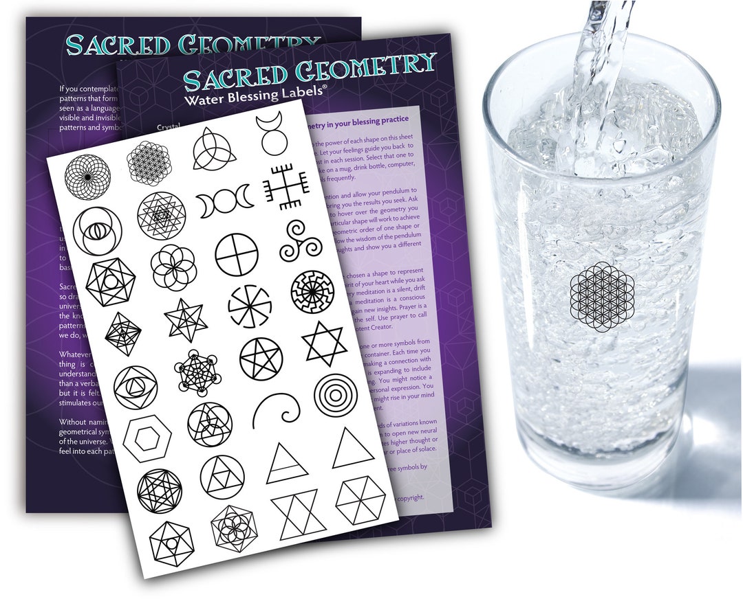 Sacred Geometry Water Blessings - Etsy