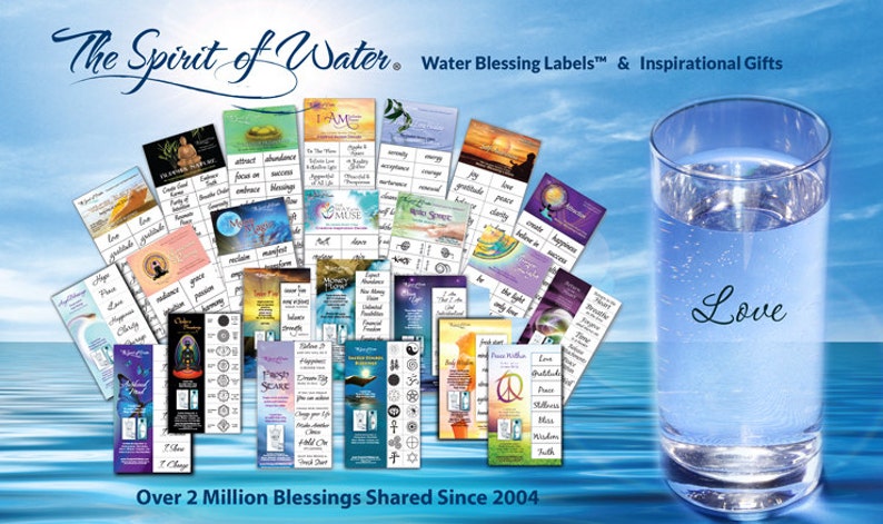 Angel Water Blessing Labels - Etsy