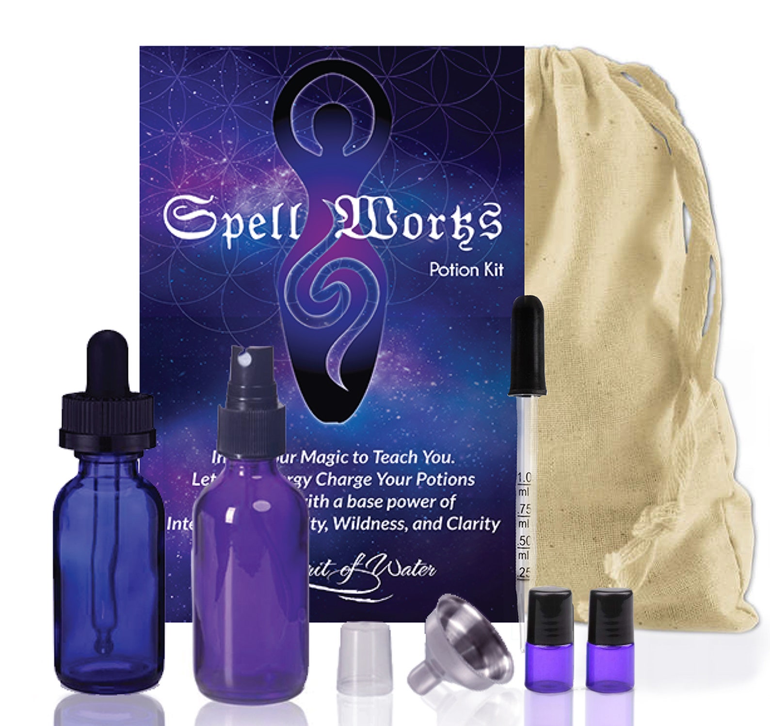 Magic Potion Kit With Bottles and Tools, Magic Spell Bottles, Potion ...