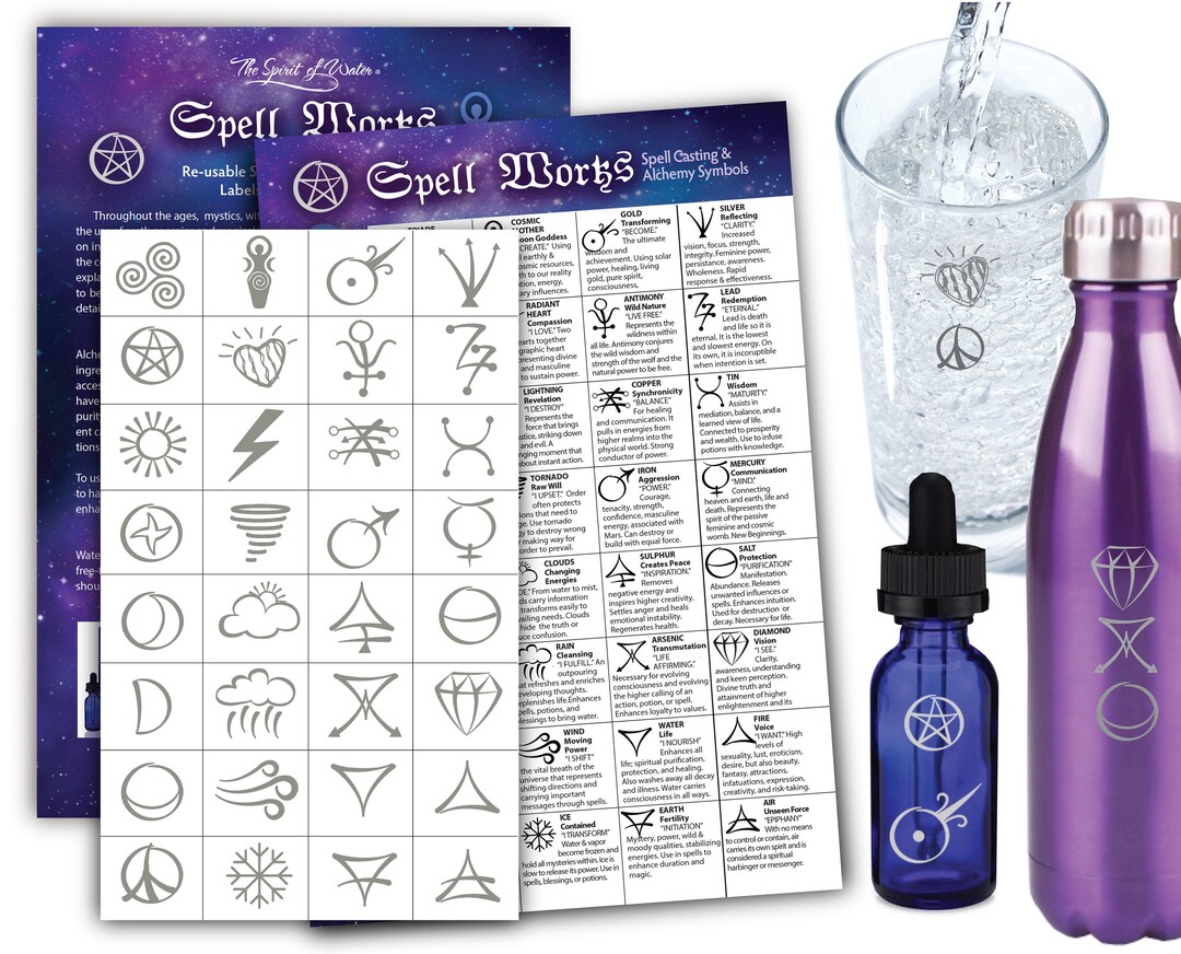 Alchemy Symbols, Witchcraft Symbols, Magic Symbols - Etsy