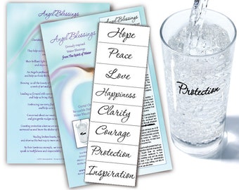 Sacred Symbol Small Water Blessing Labels, Symbols, Static Cling ...