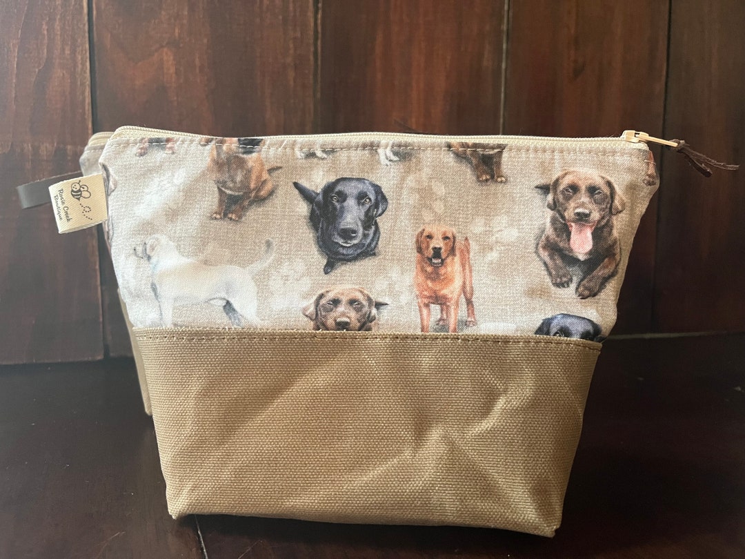 Labrador Retriever Pouch | Lab Dog Zip Bag | Lab Accessory | Cosmetic ...