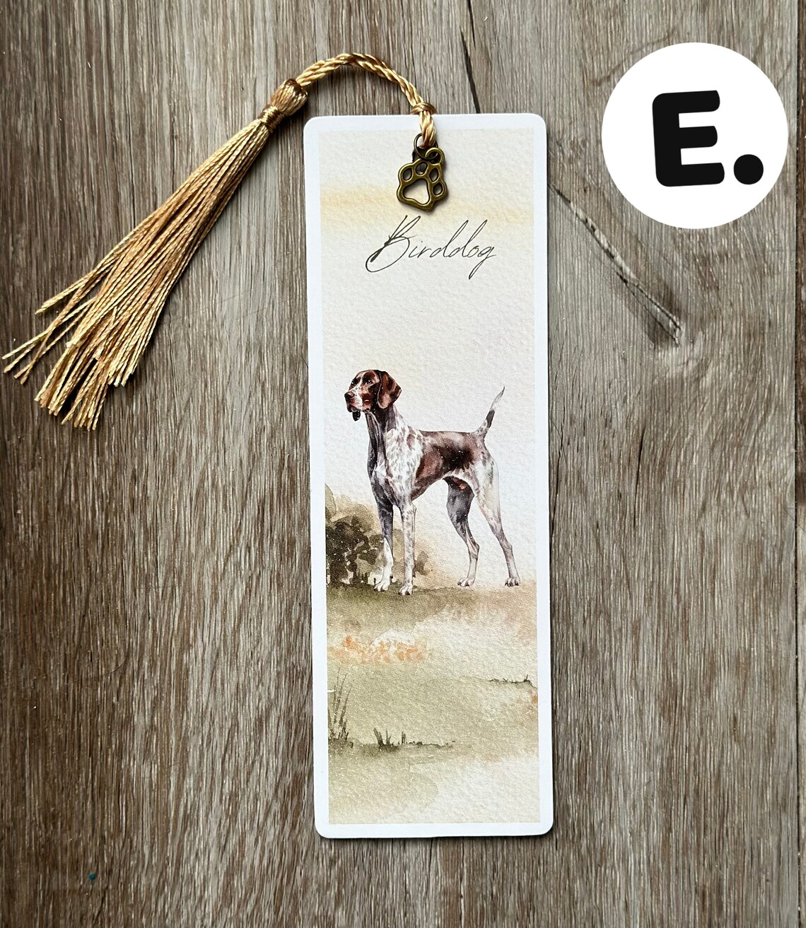 GSP Bookmark | Birddog Bookmark | German Shorthaired Pointer Dog Gift ...